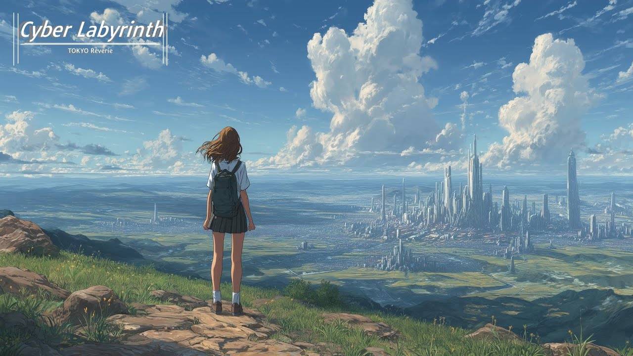 Cyber Labyrinth 006 Neon Horizons