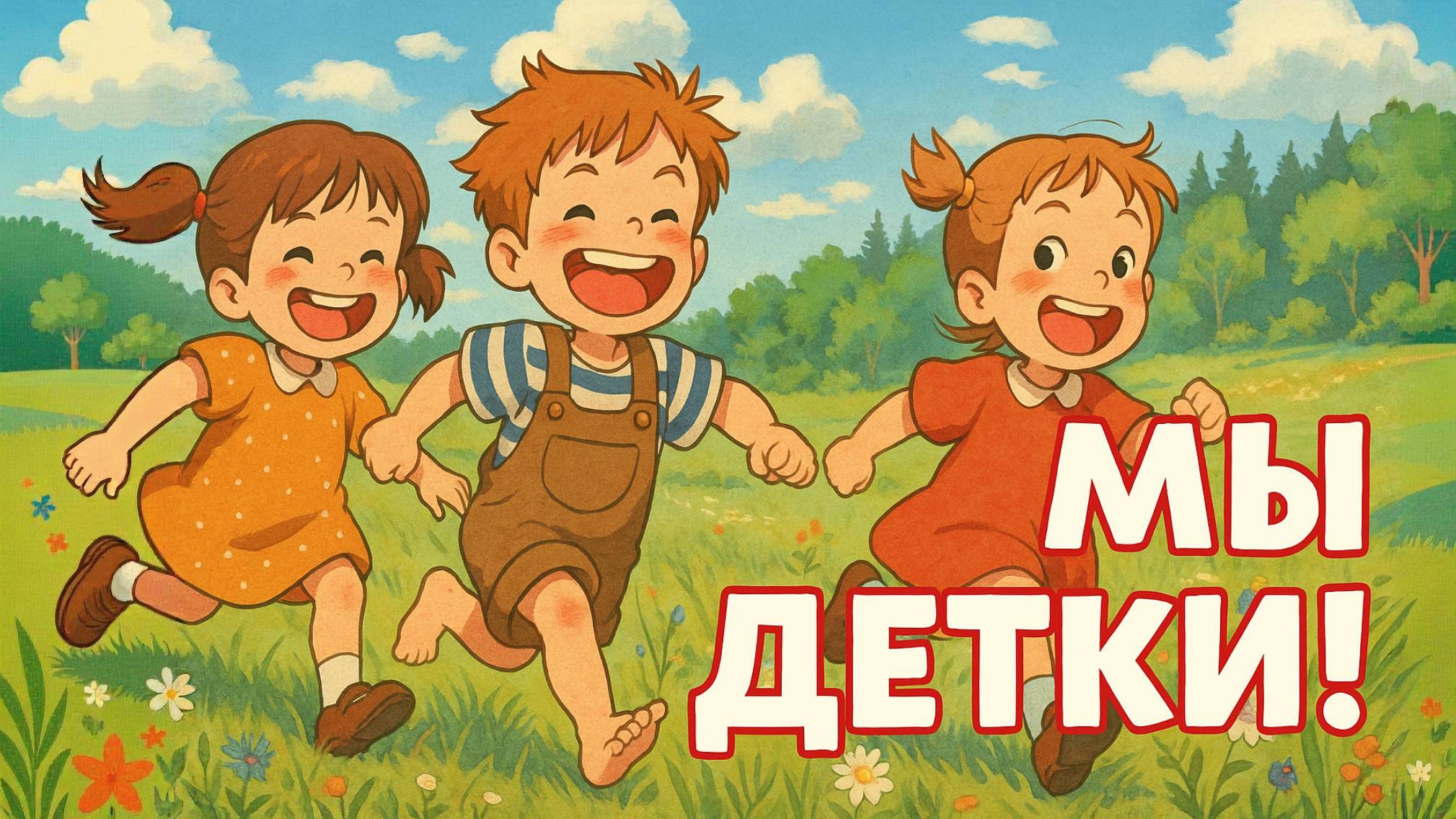 Песня про озорных деток. Песенки для детей.