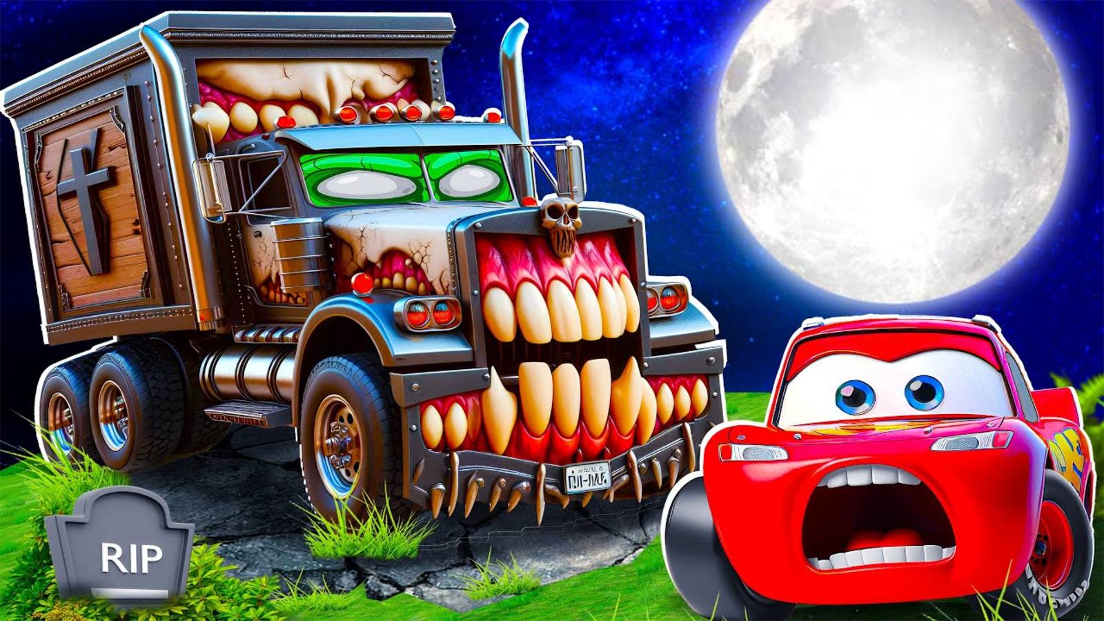 ⭐🤖СУПЕР МАШИНКИ МОЛНИЯ МАКВИН И ЕГО КОМАНДА ПРОТИВ ЗЛОБНОГО ГРУЗОВИКА СЛАЙМА ⭐🤖