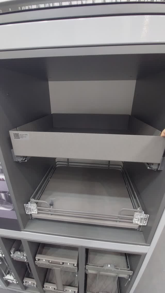 Выдвижные кухонные корзины