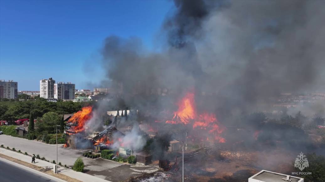 Как тушили пожар четвёртого ранга, наивысшего для Севастополя