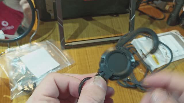 Трос для привязи (ключи?) + кабель на 120Вт (Type-С - Type-C) (Всё за 2$ с АлиЭкспресс)