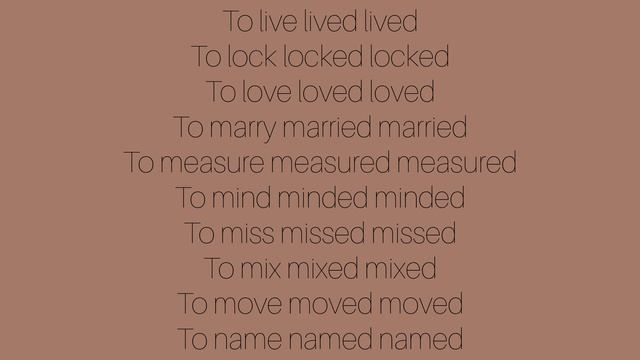 Правильные Глаголы Часть 12 Regular Verbs Part 12