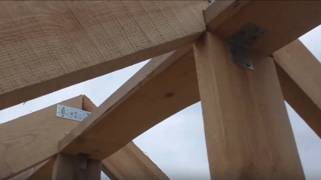 Усиление стропильной системы.