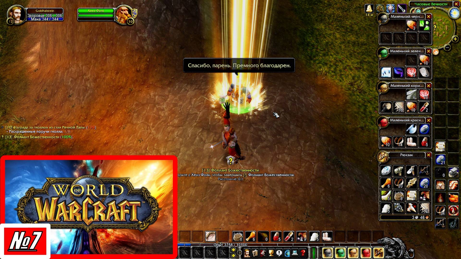 [Let's Play][Игра №7][Человек][Паладин][Элвинский лес][Сервер S-evil][World of Warcraft][Моды]