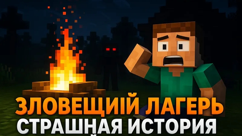 Зловещий Лагерь 1 серия 1 сезон Страшная История Майнкрафт
