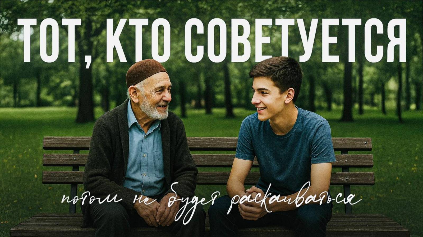 ТОТ, КТО СОВЕТУЕТСЯ, ПОТОМ НЕ БУДЕТ РАСКАИВАТЬСЯ