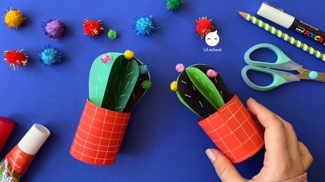 Объёмные поделки из цветной бумаги | уроки от Lil.School