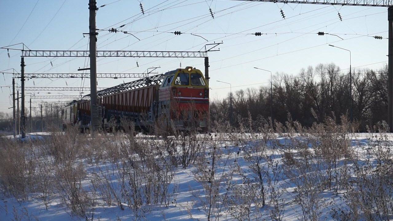 Снегоуборочный поезд ТЭС ПСС1К-054