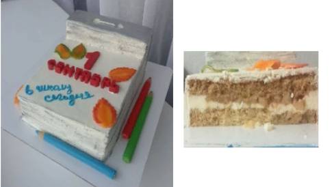 ТОРТ КАЛЕНДАРЬ НА 1 СЕНТЯБРЯ ИЛИ НА ЛЮБОЙ ТОРЖЕСТВЕННЫЙ ДЕНЬ