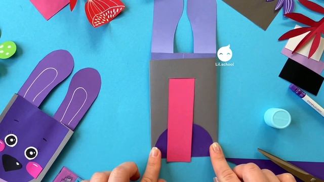 Зверята из цветной бумаги | Уроки от Lil.School