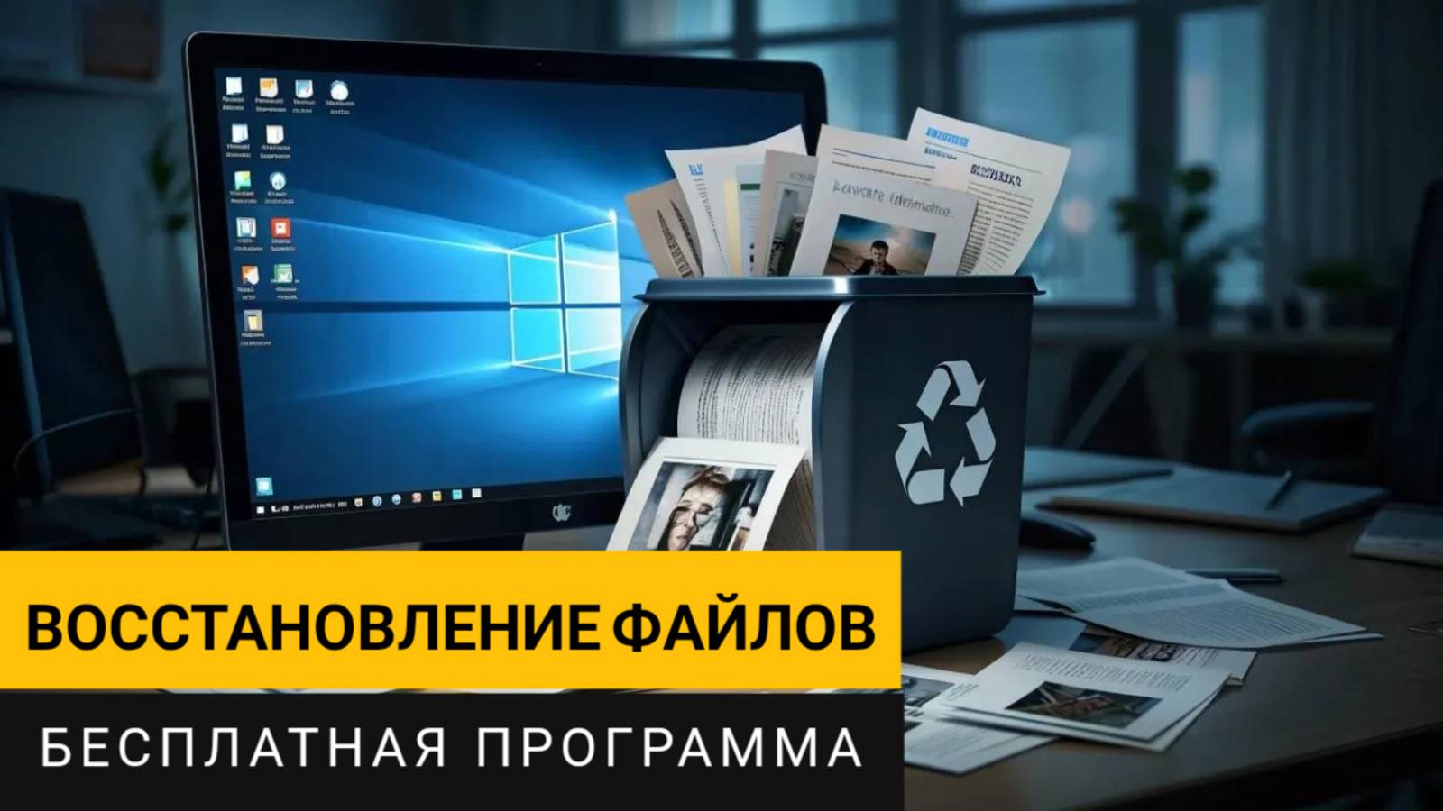 Восстановление файлов с помощью бесплатной программы