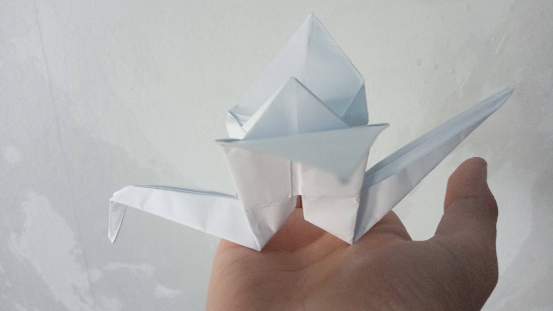 Как сделать журавляка из листа а4