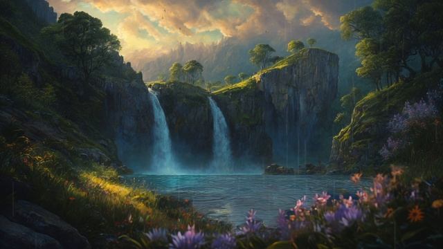 Медитация 432 Гц с водопадом: Покой и исцеление 🌊✨