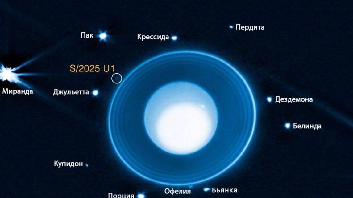 S/2025 U1-29 спутник седьмой планеты Солнечной системы