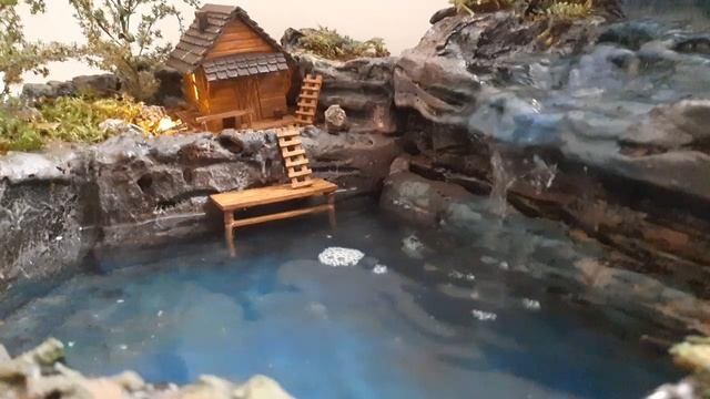 Диорама "Хижина в горах"