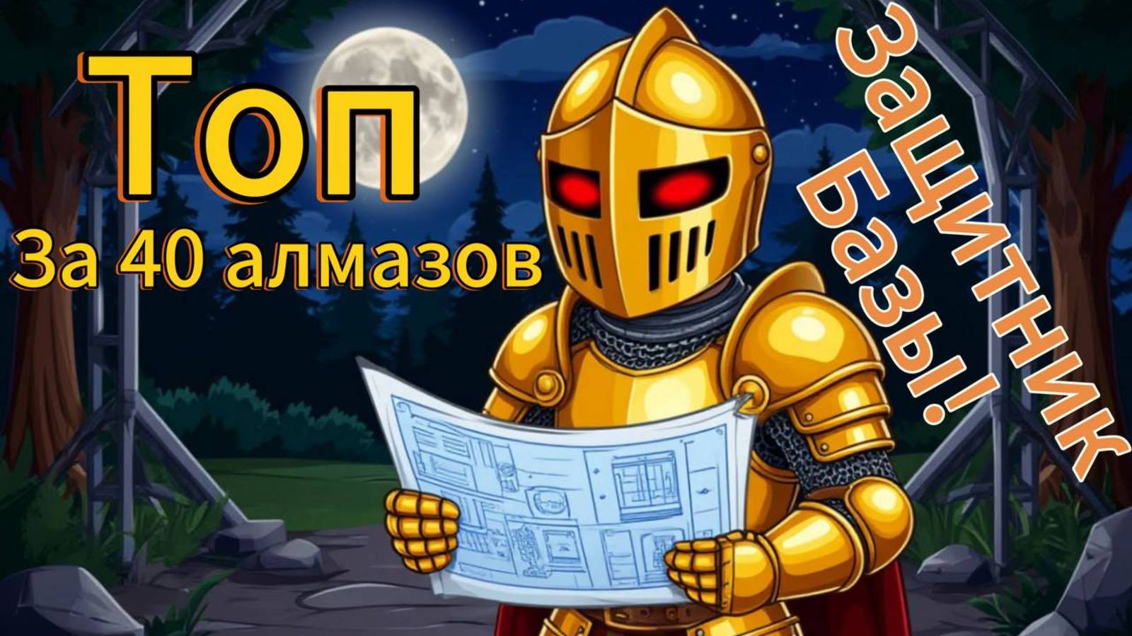 🛡 ЗАЩИТНИК БАЗЫ - ЛУЧШИЙ персонаж за 40 алмазов? | Полный обзор в 99 Ночах