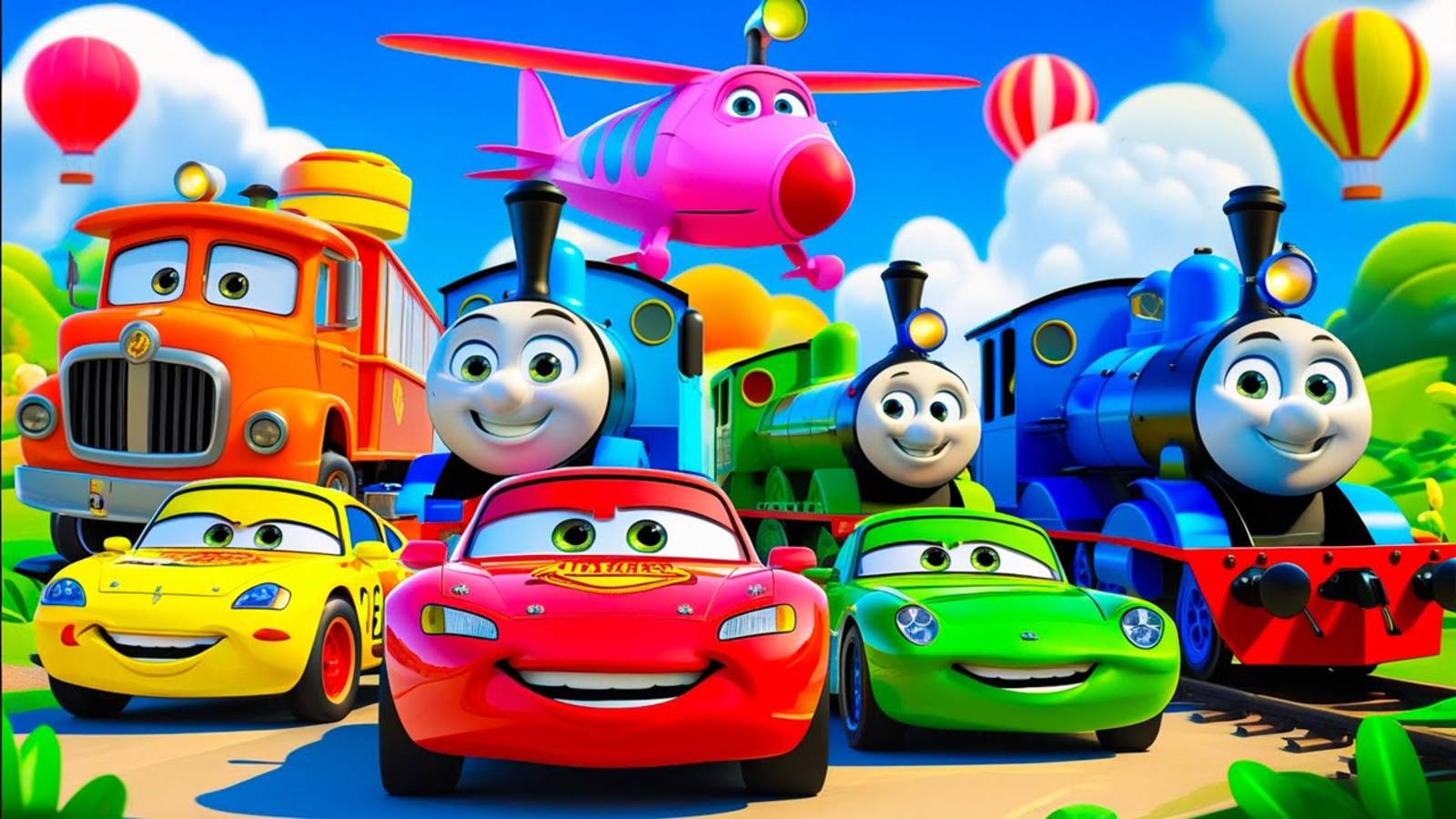 🤝МАШИНКИ СУПЕРГЕРОИ🤝 ЧЕЛОВЕК ПАУК, ХАЛК, БЭТМЕН, И МОЛНИЯ МАКВИН В НОВЫХ ПРИКЛЮЧЕНИЯ!