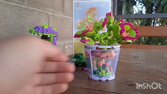 Обзор на Lego цветок.