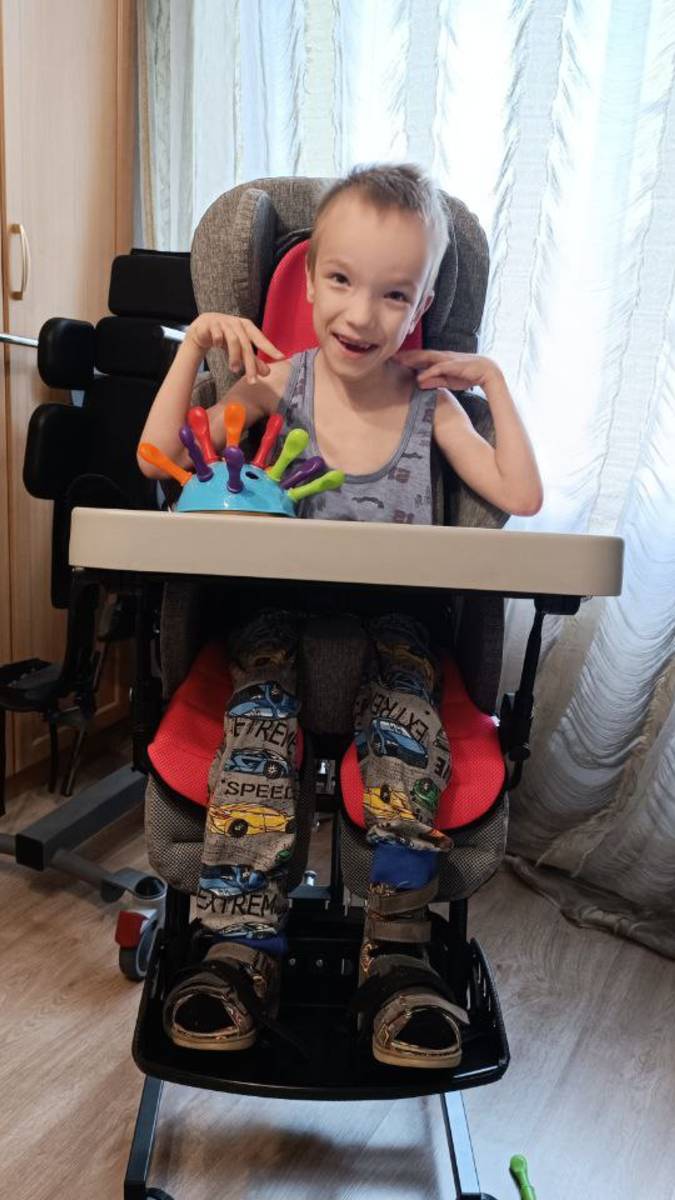 Давид занимается с папой