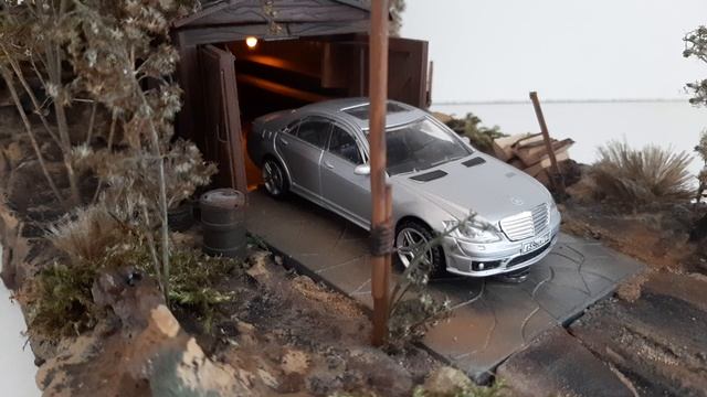 Живая диорама "Старый сарай"