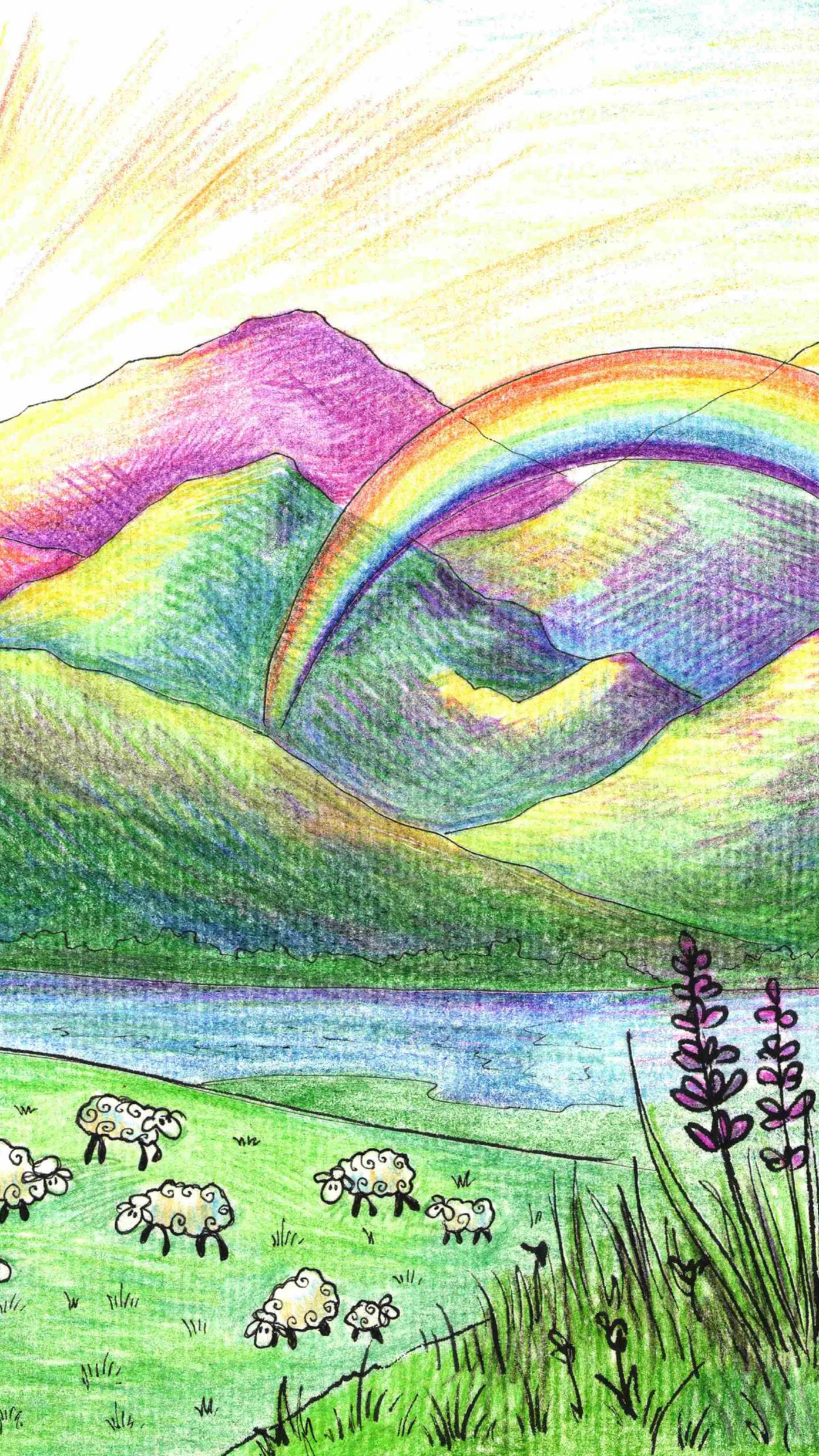 09 Утро в горах. Ноты для фортепиано. "Давай играть!" Сборник нот для детей