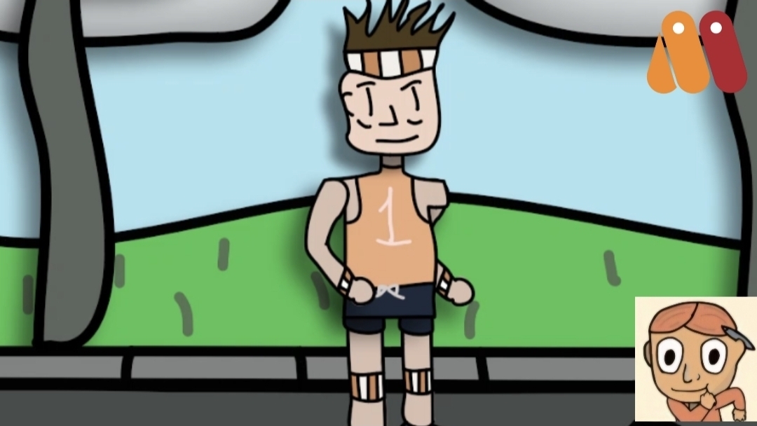 Бегун. 1 минутная версия. Мультик на Мохо