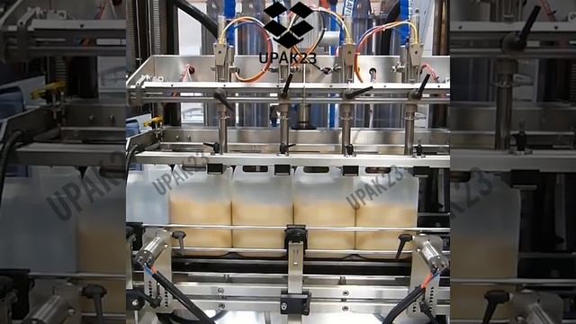 Узел поршневого розлива LPF-1000/4 с конвейером (поршневик со шлангами)