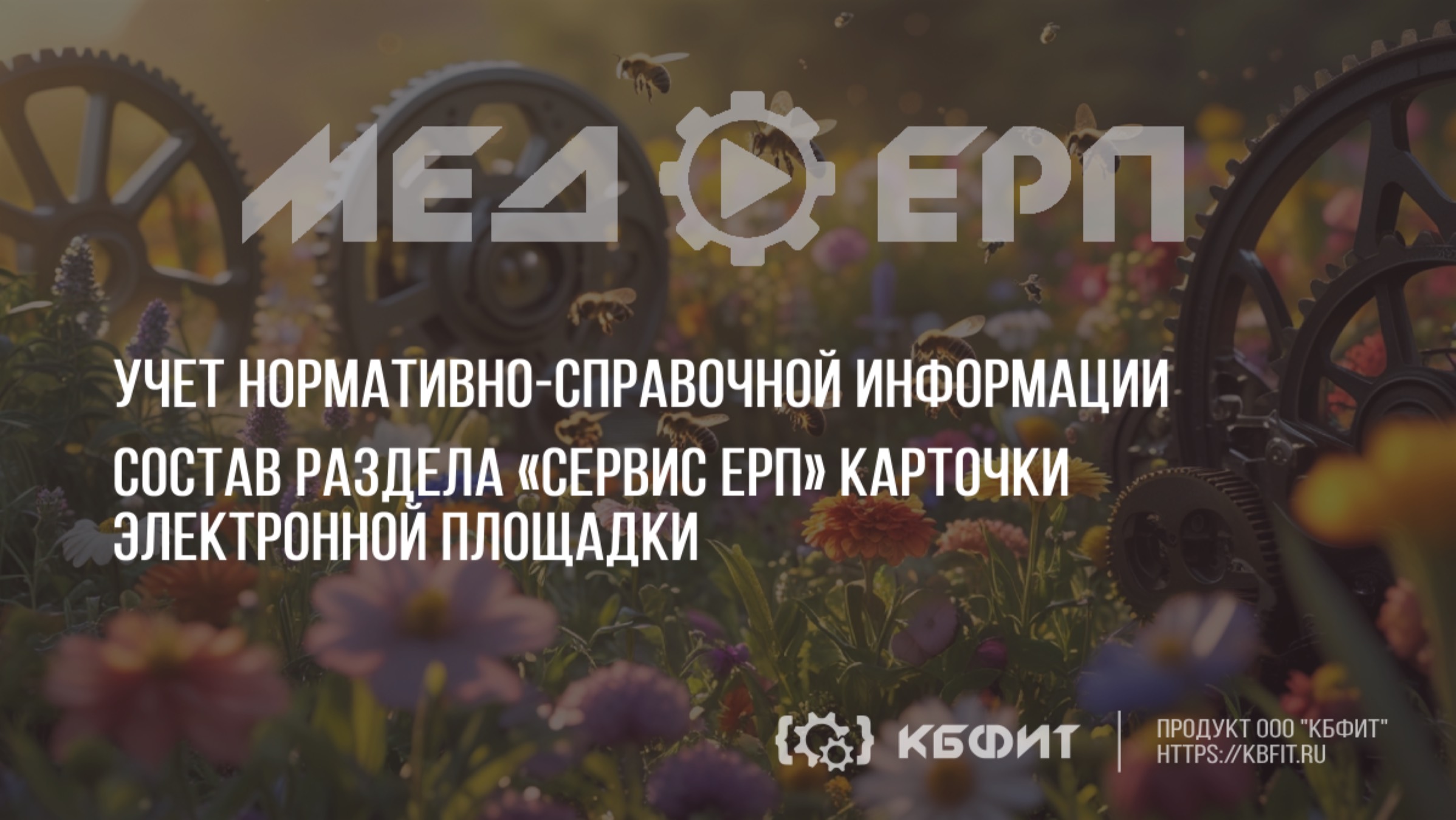 КБФИТ: МЕДЕРП. Учет НСИ: Состав раздела "Сервис ЕРП" карточки электронной площадки