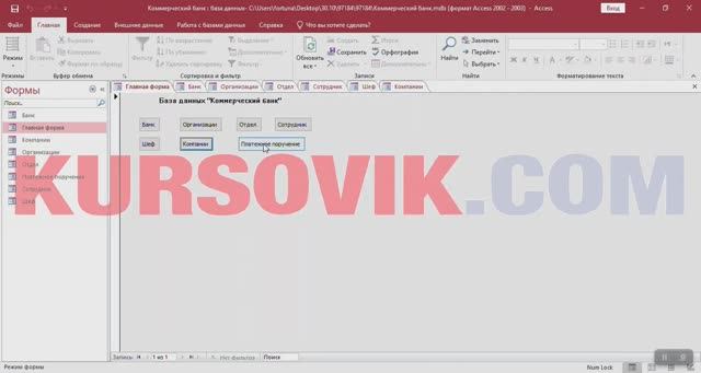 ТСиСА. Вариант 24. АИС Коммерческого банка