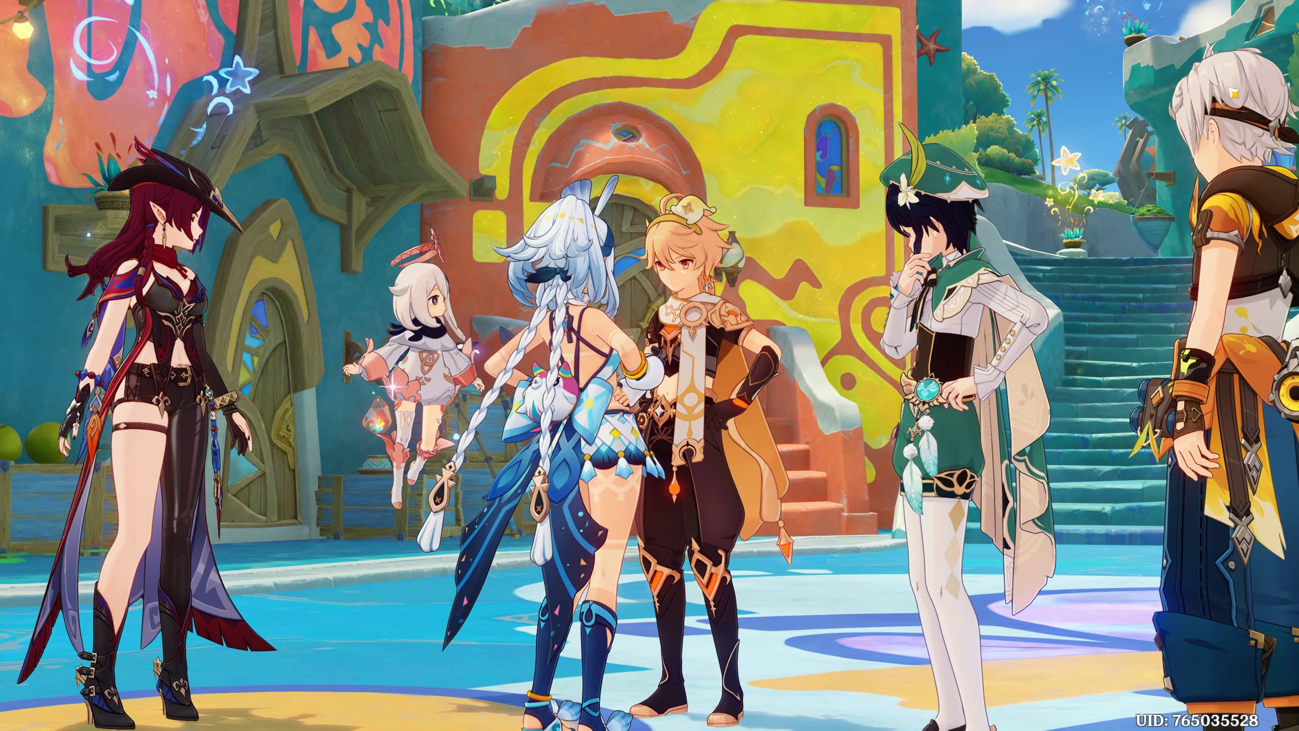 Genshin Impact: Раскрасим ночь в яркие краски!