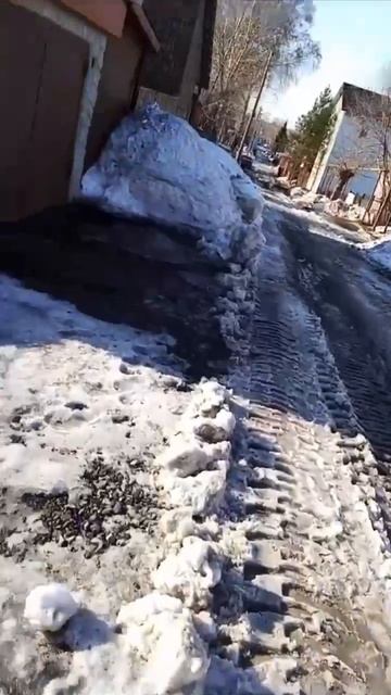 Уборка территории по просьбе жителей Дзержинского района г. Новосибирск