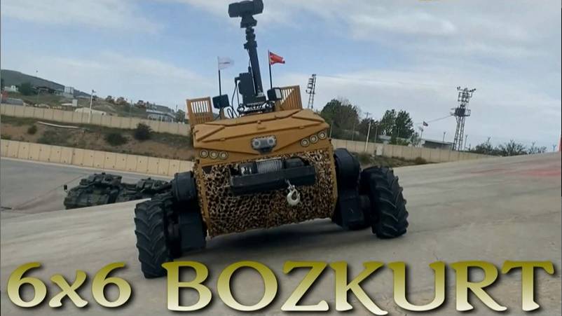 6x6 BOZKURT. Новый турецкий робот начинает испытания