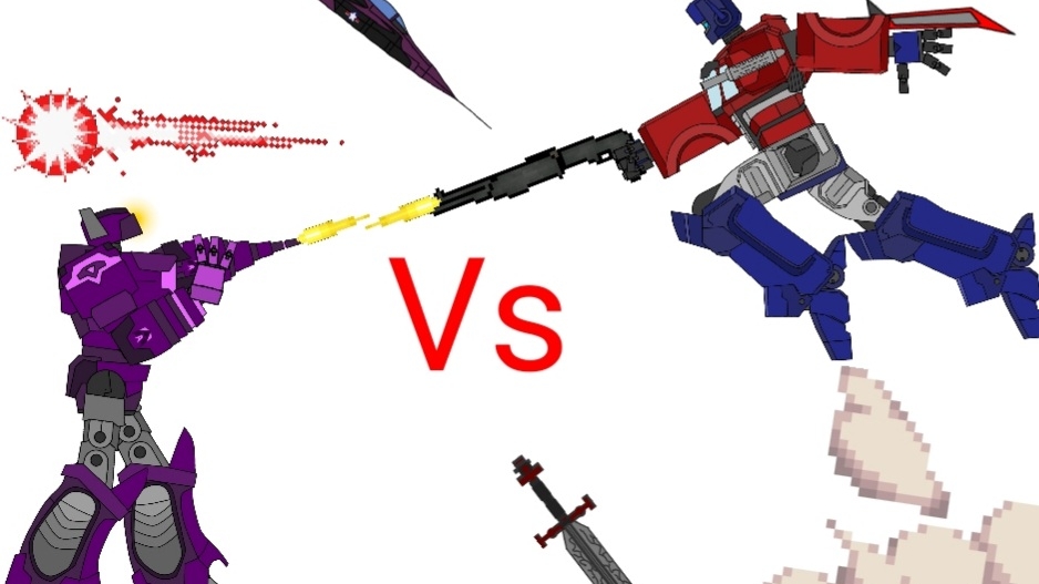 Оптимус прайм против Шоквейва