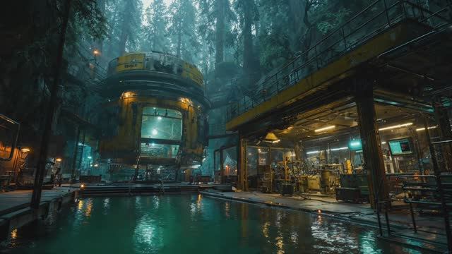 Abandoned Machines _ Dark Sci-Fi Ambient Music for Focus _ 4K