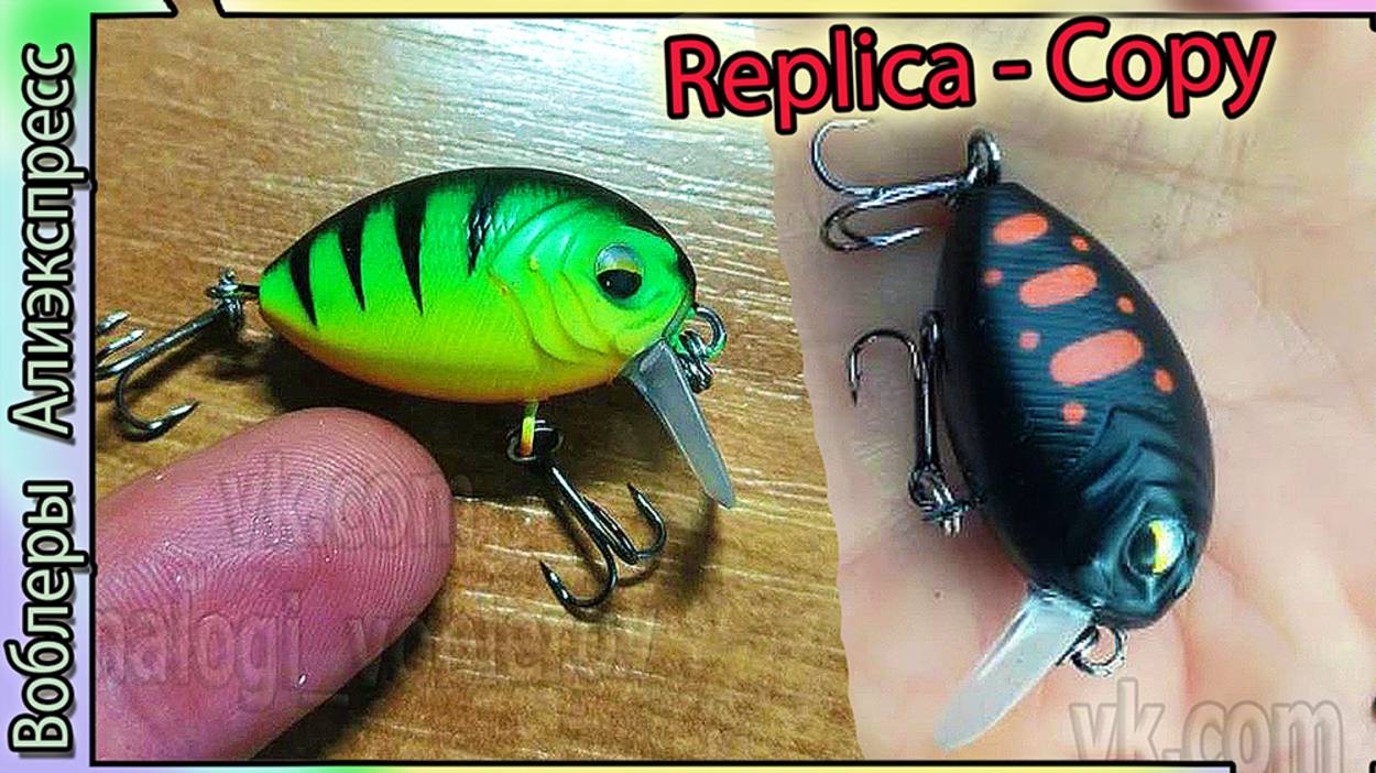 Копия - Pontoon 21 Red Rag 36F-SSR - Ультралайт кренк для голавля и окуня - с Алиэкспресс #lure