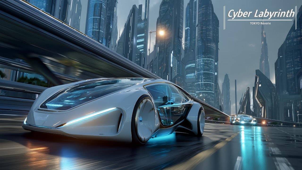 Cyber Labyrinth 010  about  Elysium Rift Future City, synthwave, melodic techno