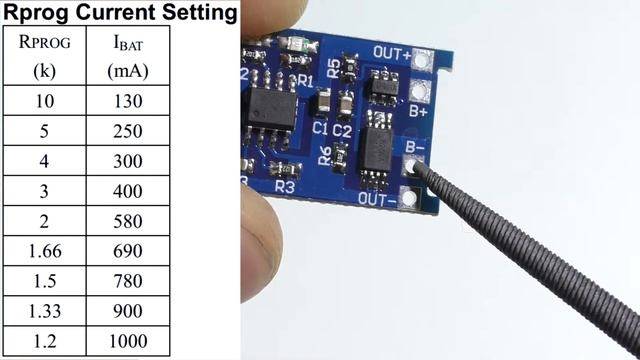 Плата зарядки литий ионных аккумуляторов .