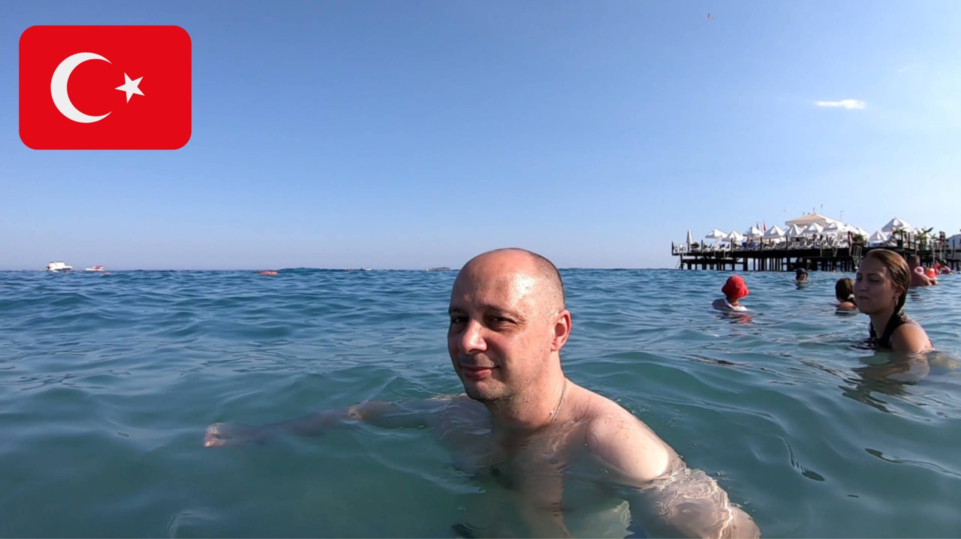 #7 Обедаем. Купаемся в море. Рассказываю о своей работе турагентом. Турция. Текирова. Август 2025