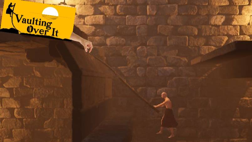 ВЫШЕЛ ИЗ КОТЛА МУЖИК➡️Vaulting Over It Demo