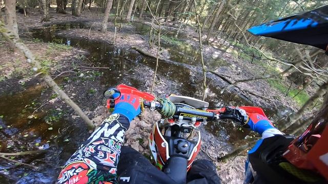 Муки в лесу, часто глохну, питбайк эндуро ч2