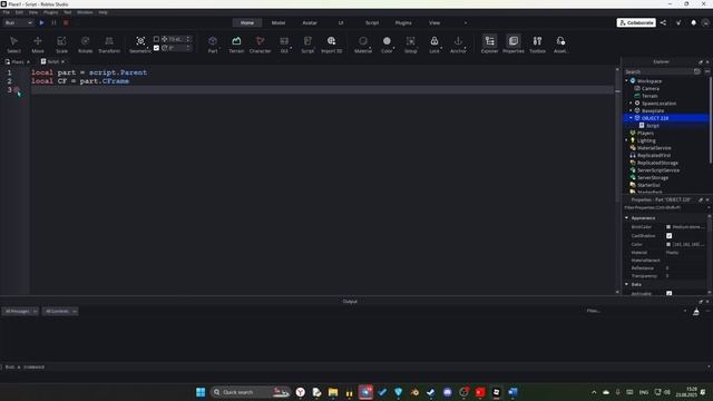 Базовые знания о CFrame в Роблокс Студио 2025!!!