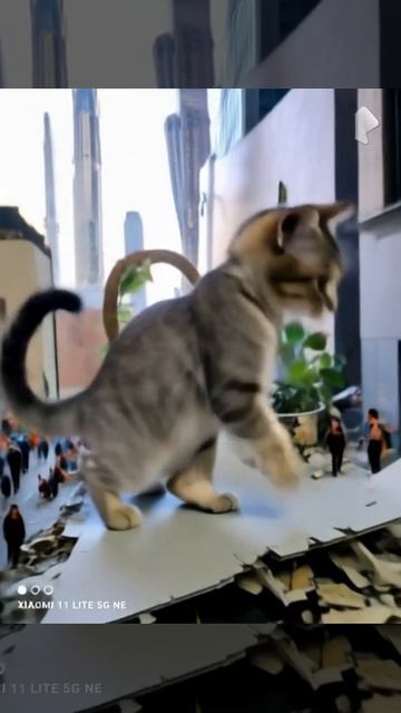 Кот гигант. Превращение мышки