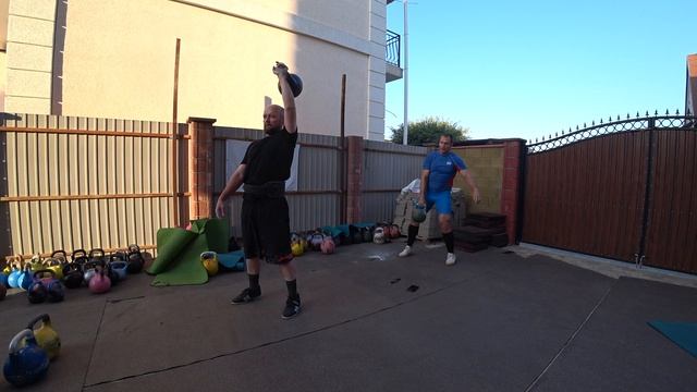 Полумарафон рывок гири 24 кг Иван Денисов. Онлайн соревнования 2025 год