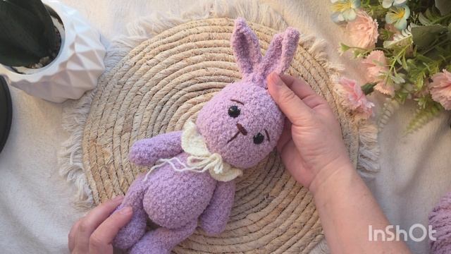 Вязовлог. Связала зайчика.