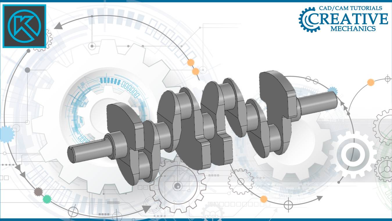 Коленчатый вал в Компас 3D