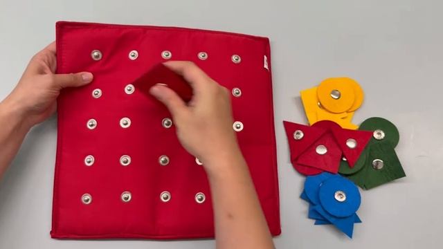 Комплект сенсорных квадратов в сумке для хранения, бренд "МиниВинни"