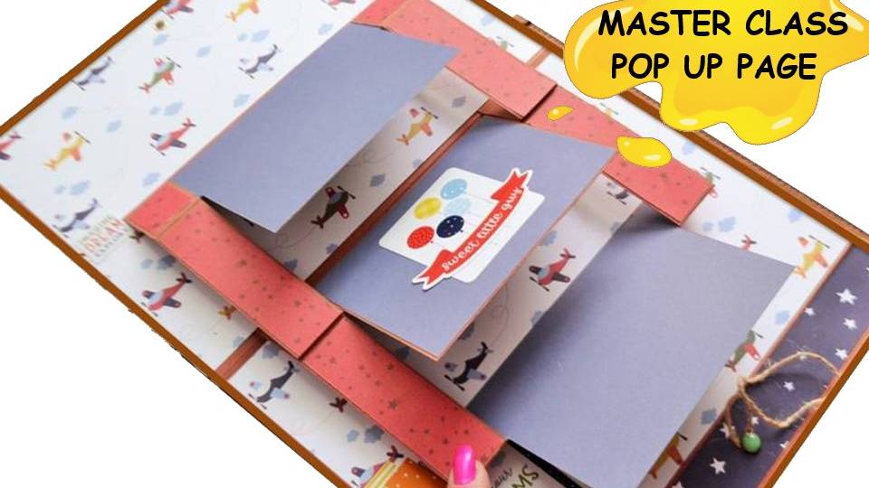 ФОТОАЛЬБОМ СВОИМИ РУКАМИ / "LITTLE DREAMER BOY" / ПОП АП КОНСТРУКЦИЯ №6