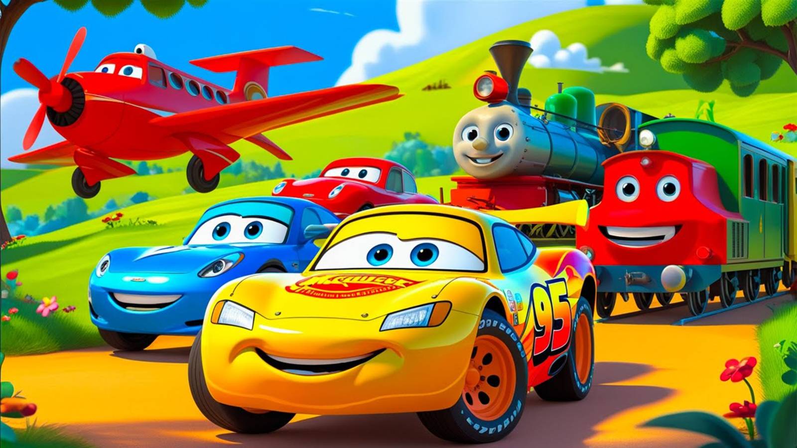 СУПЕР МАШИНКИ ЛУЧШИЕ ДРУЗЬЯ МОЛНИЯ МАКВИН😂❤️ И ЕГО ДРУЗЬЯ СУПЕРГЕРОИ В НОВЫХ ПРИКЛЮЧЕНИЯХ