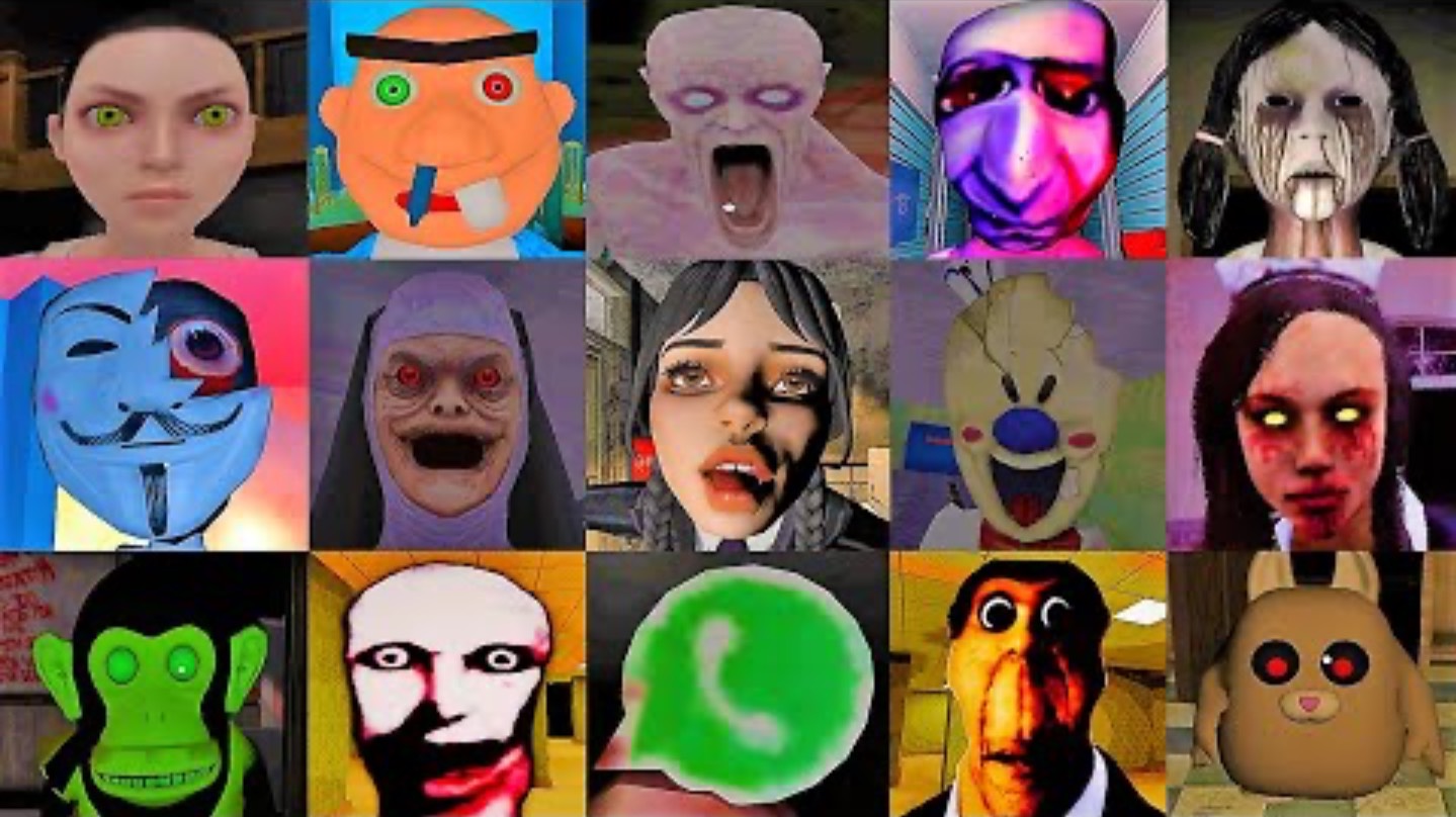 Caught Battle #8 | Scary Hospital 2 Granny 2D Ice Scream 8 WhatsApp Horror Backrooms Nextbot Chase